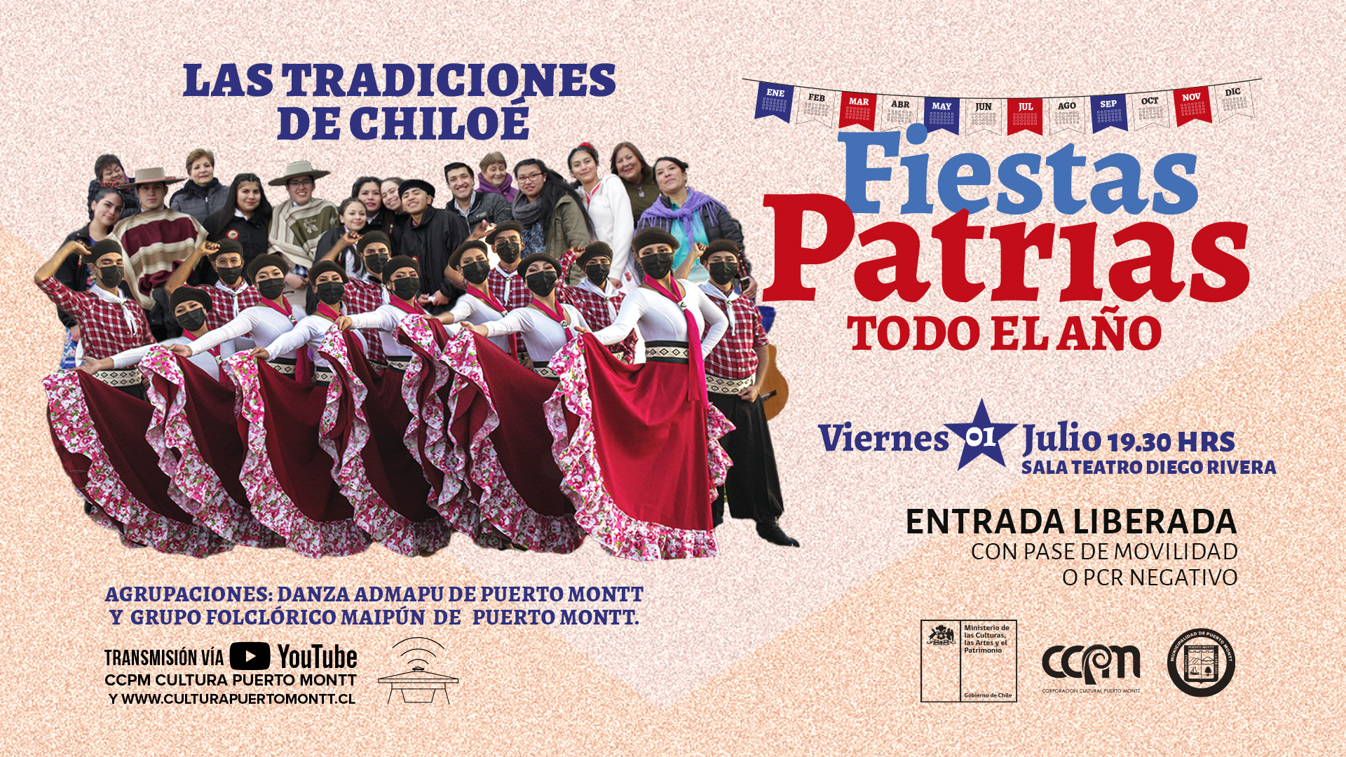 Fiestas Patrias todo el año. Tradiciones de Chiloé presenta: "Danza ...